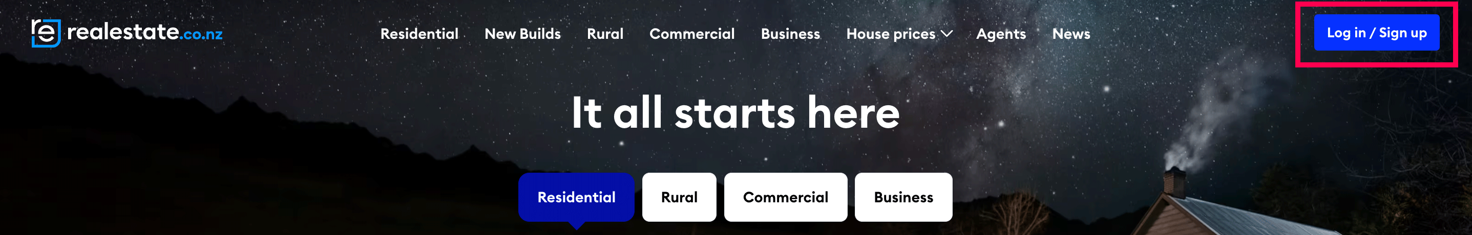 How to save a property search on realestate.co.nz