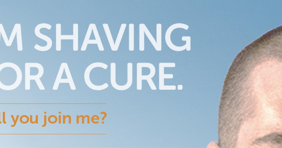 We're supporting Shave for a Cure